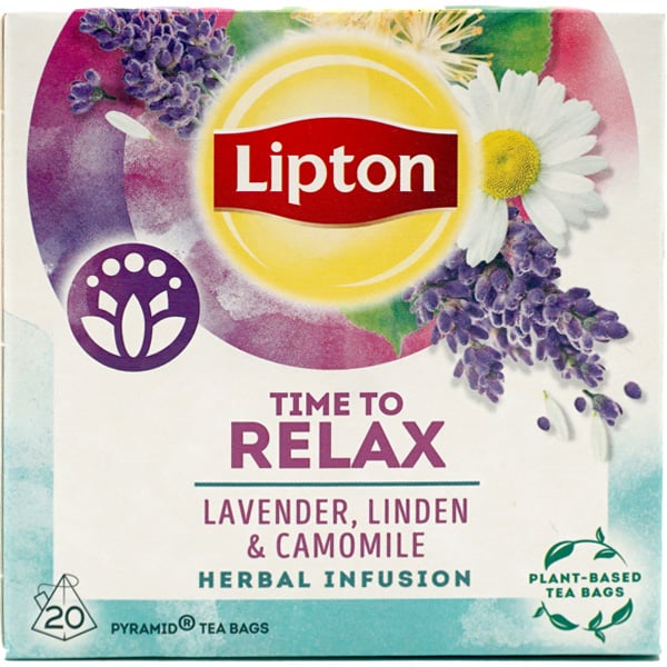 Lipton Lavender Linden & Camomile Herbal Infusion thee 20st